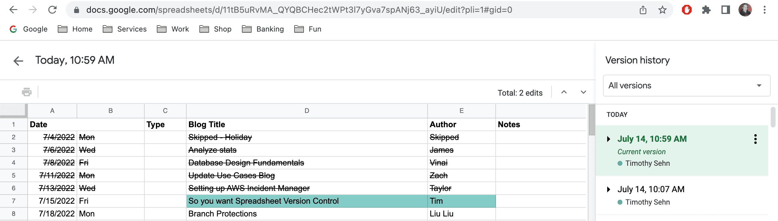 So You Want Spreadsheet Version Control? | Dolthub Blog